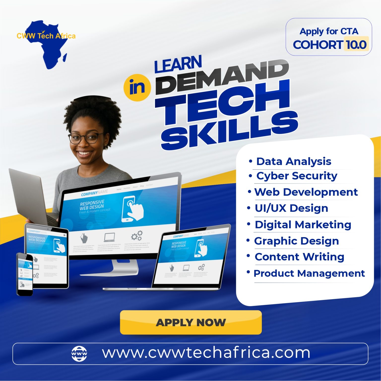 CTA Acceptance Fee - UI/UX Design - CWW Tech Africa